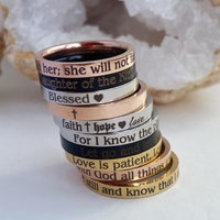 Faith Ring - Etsy