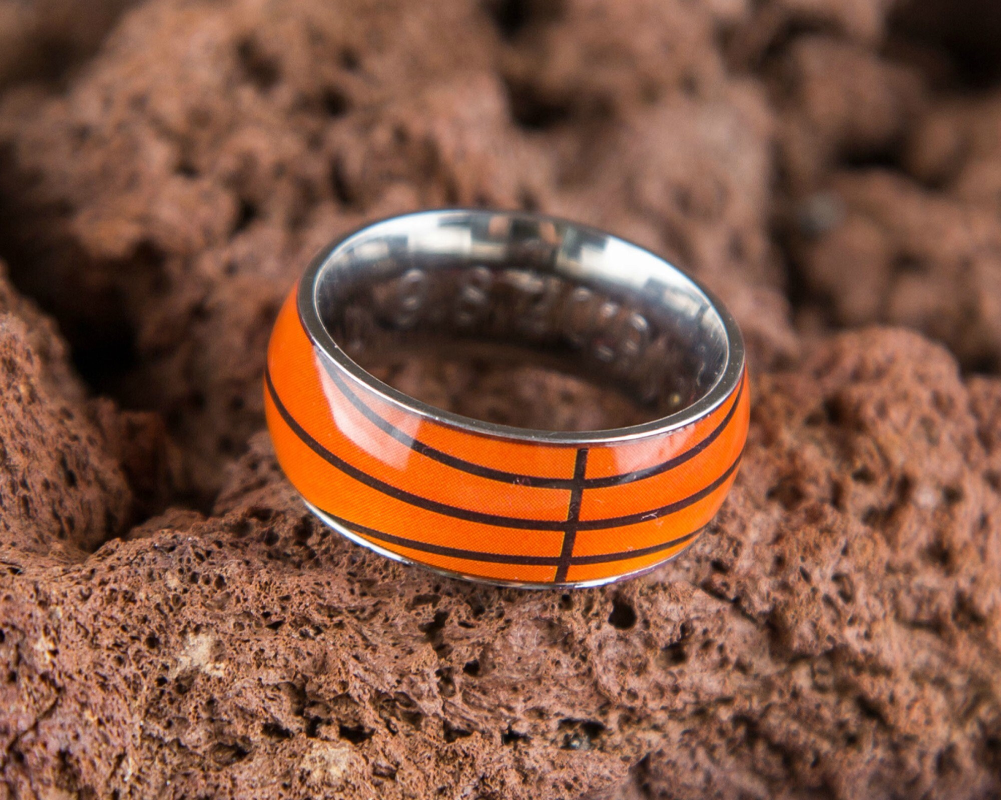 Basketball Ring for Men Personalized Basketball Gift Sports | Etsy