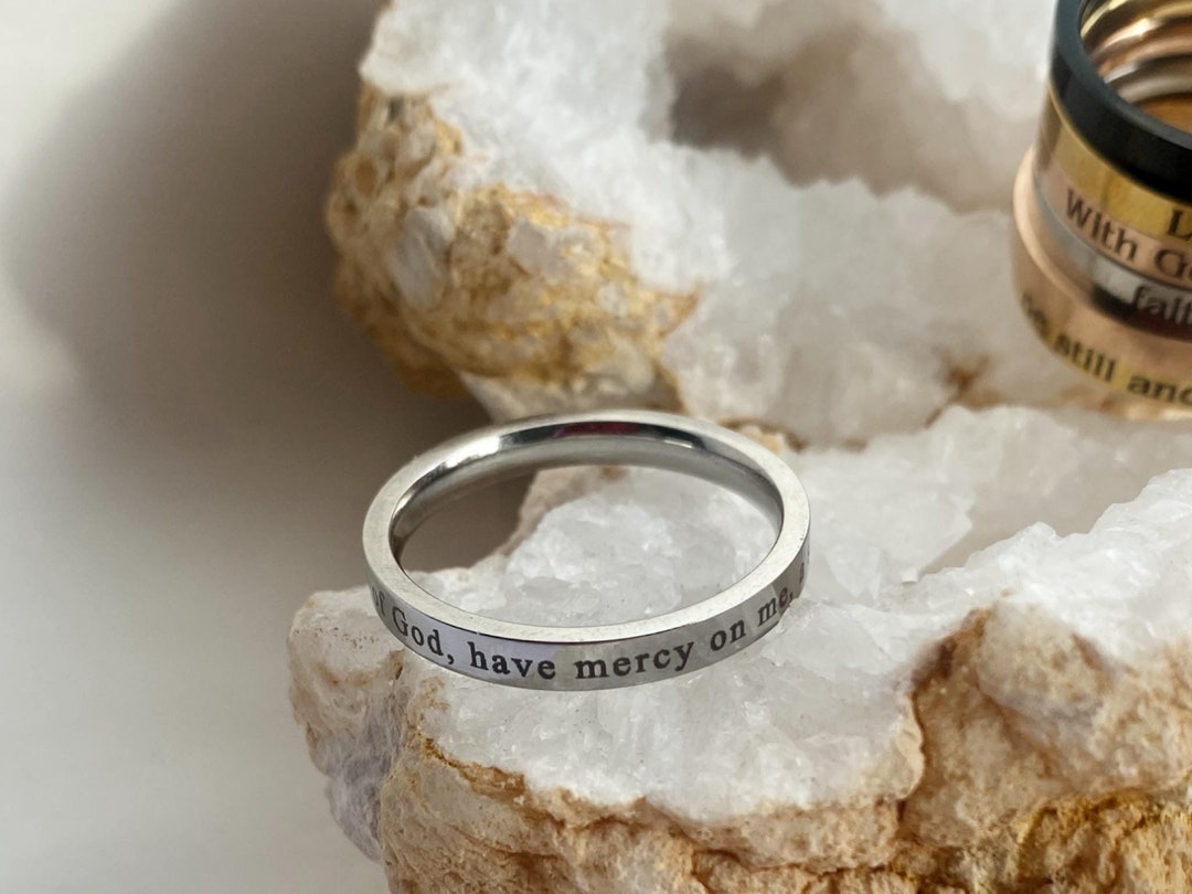 The Jesus Prayer Ring, Religious Jewelry, Christian Orthodox Prayer ...