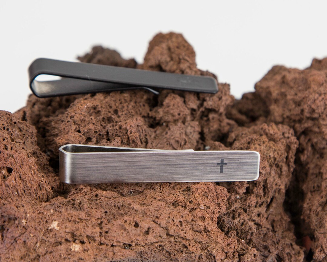 Cross Tie Clip, Baptism Gift, Christian Cross Tie Clip, Communion Gift ...