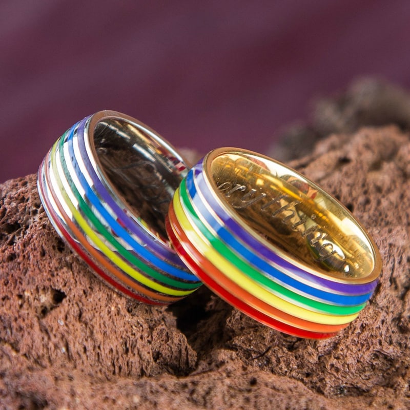 Rainbow Ring - Etsy