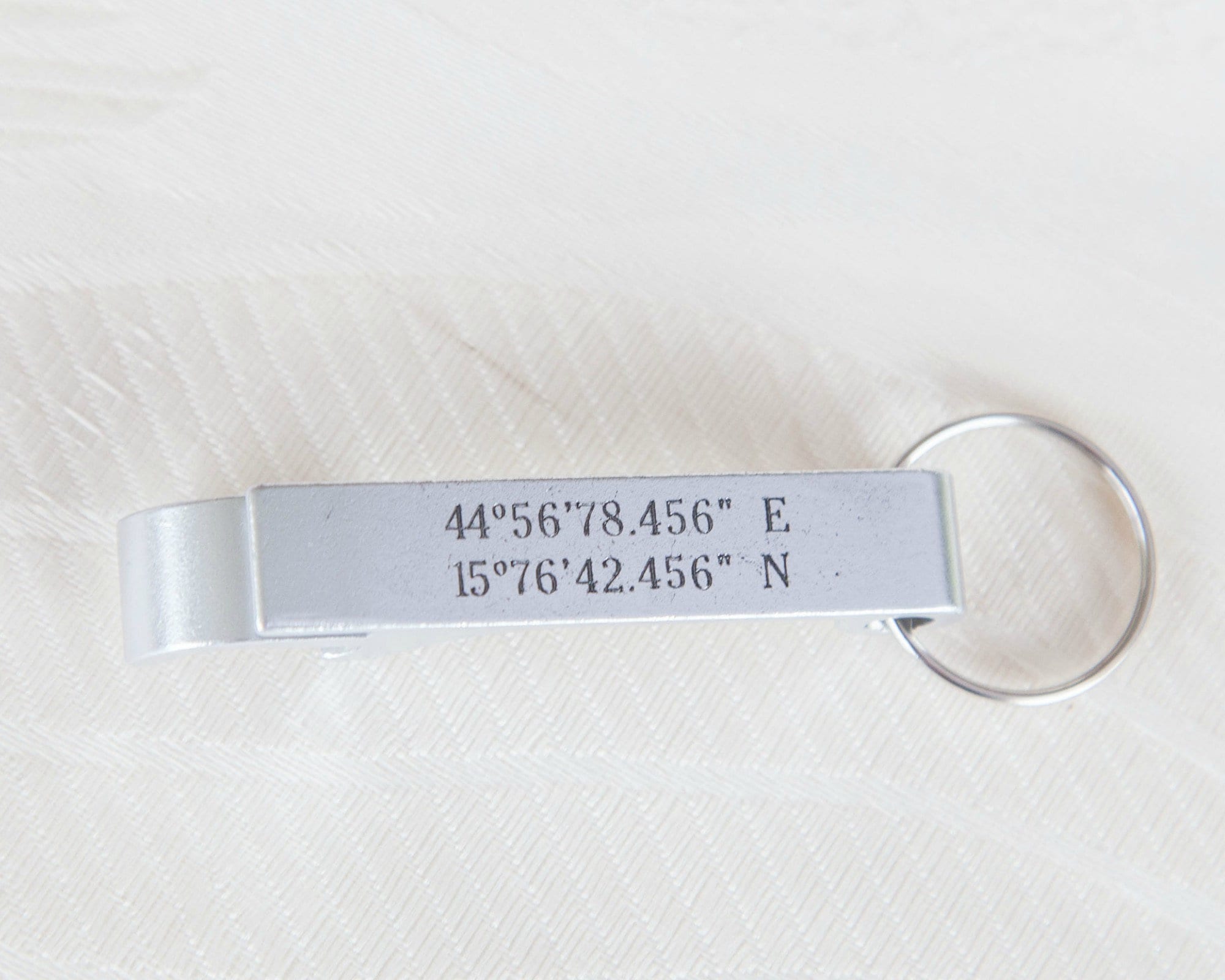 Coordinates Beer Opener Latitude Longitude Keychain Beer | Etsy