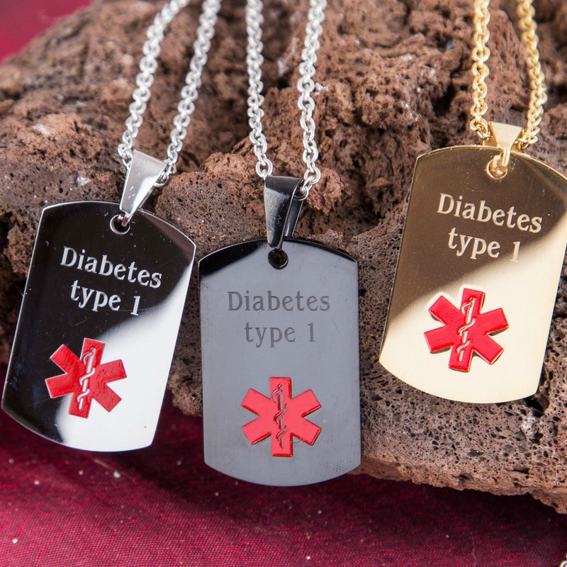 Medical Id Necklace - Etsy
