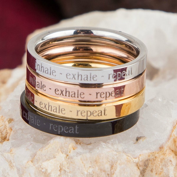 Inhale Exhale - Etsy