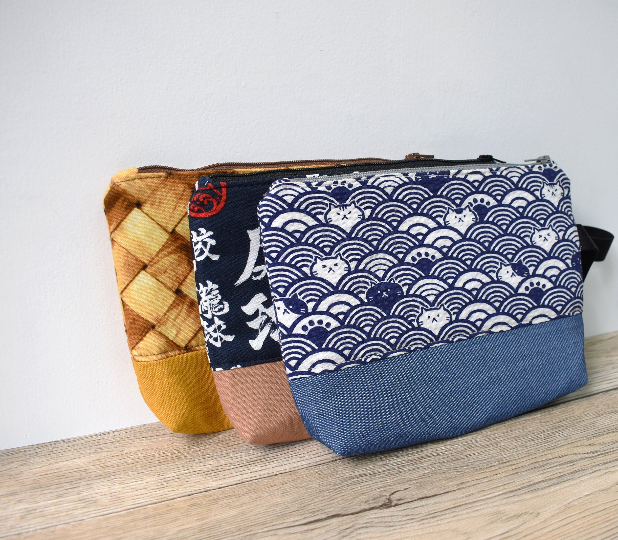 Handmade Traditional Japanese Fabric Large Make-up Pouch/bag - Etsy