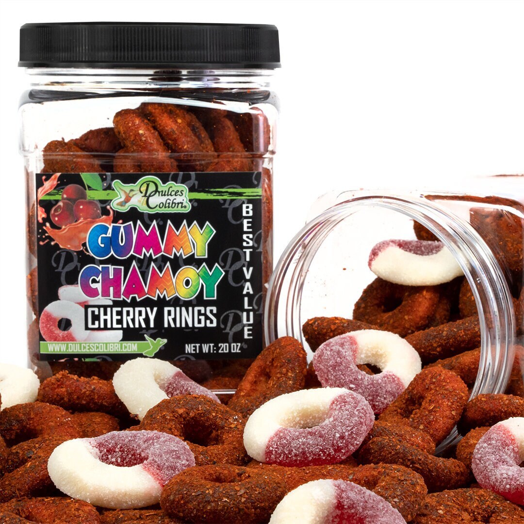 Gummy Chamoy | Best Value Jars | Family Size - 20 Oz | Cherry Rings - Etsy
