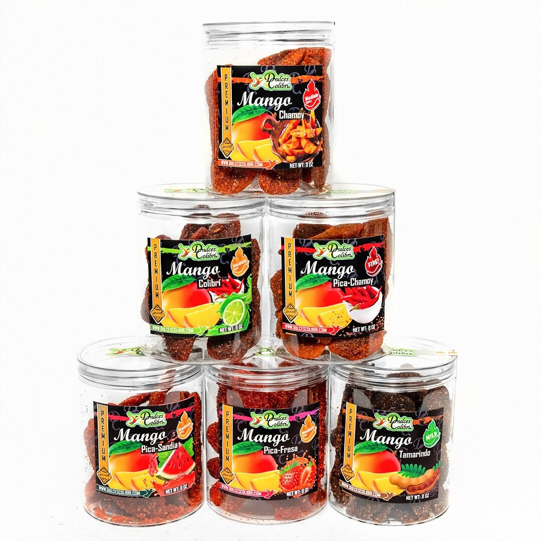 Mango Sampler Pack | Premium | 6 Jars (8oz Each) - Etsy