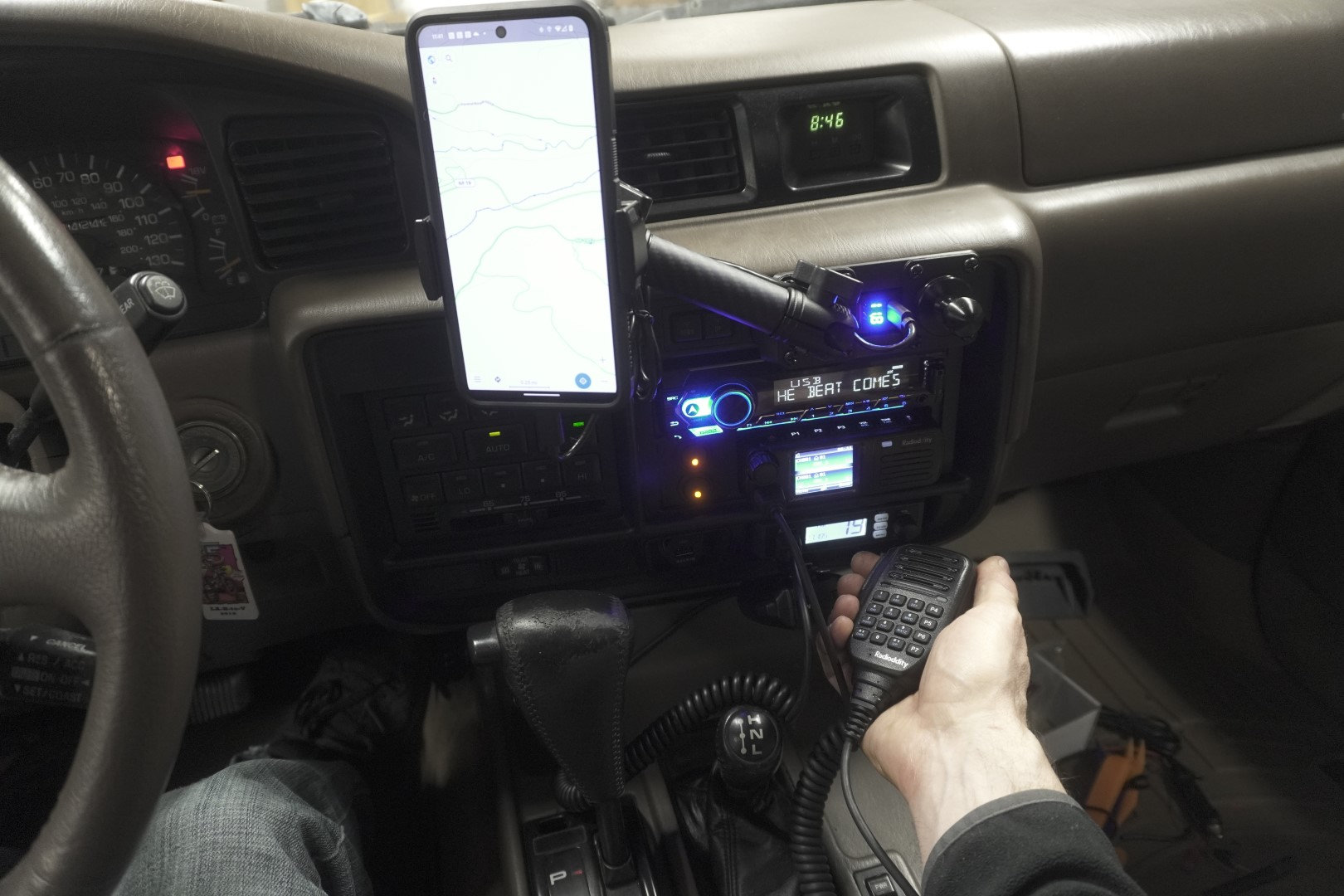 Mounts: Phone/tablet, HAM, CB, - Land Cruiser 80 Series , Lx 450 1995 ...