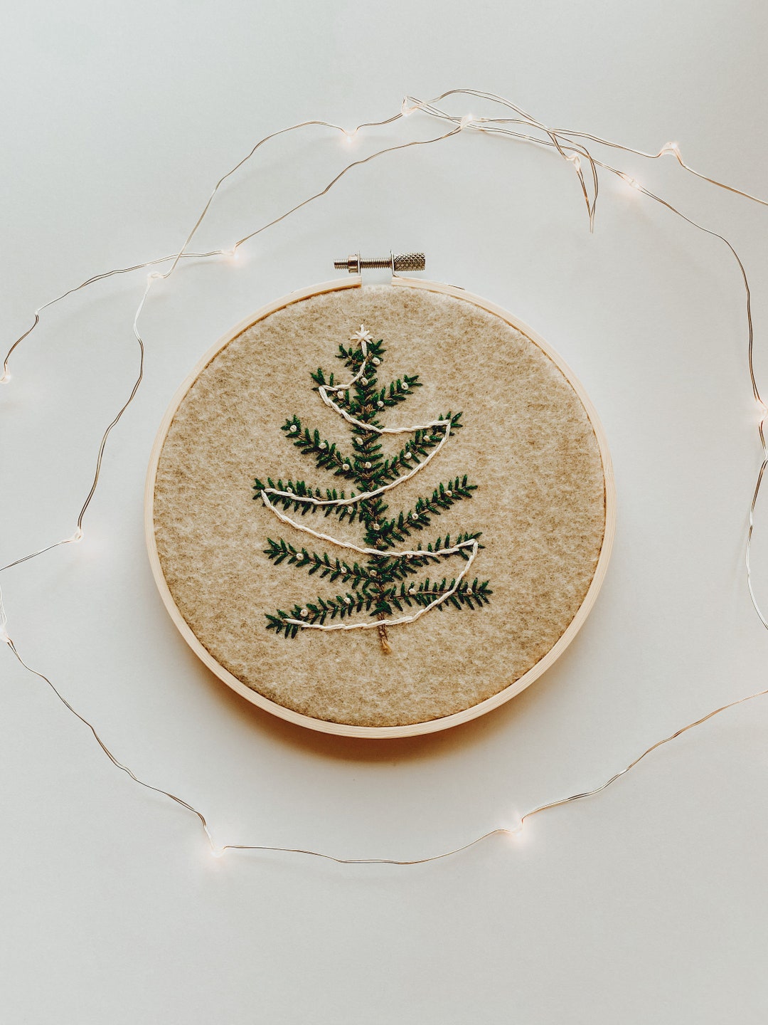 Christmas Tree Embroidery Kit - Etsy