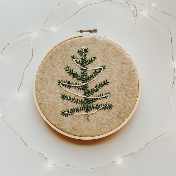Embroidery Kit Trees - Etsy