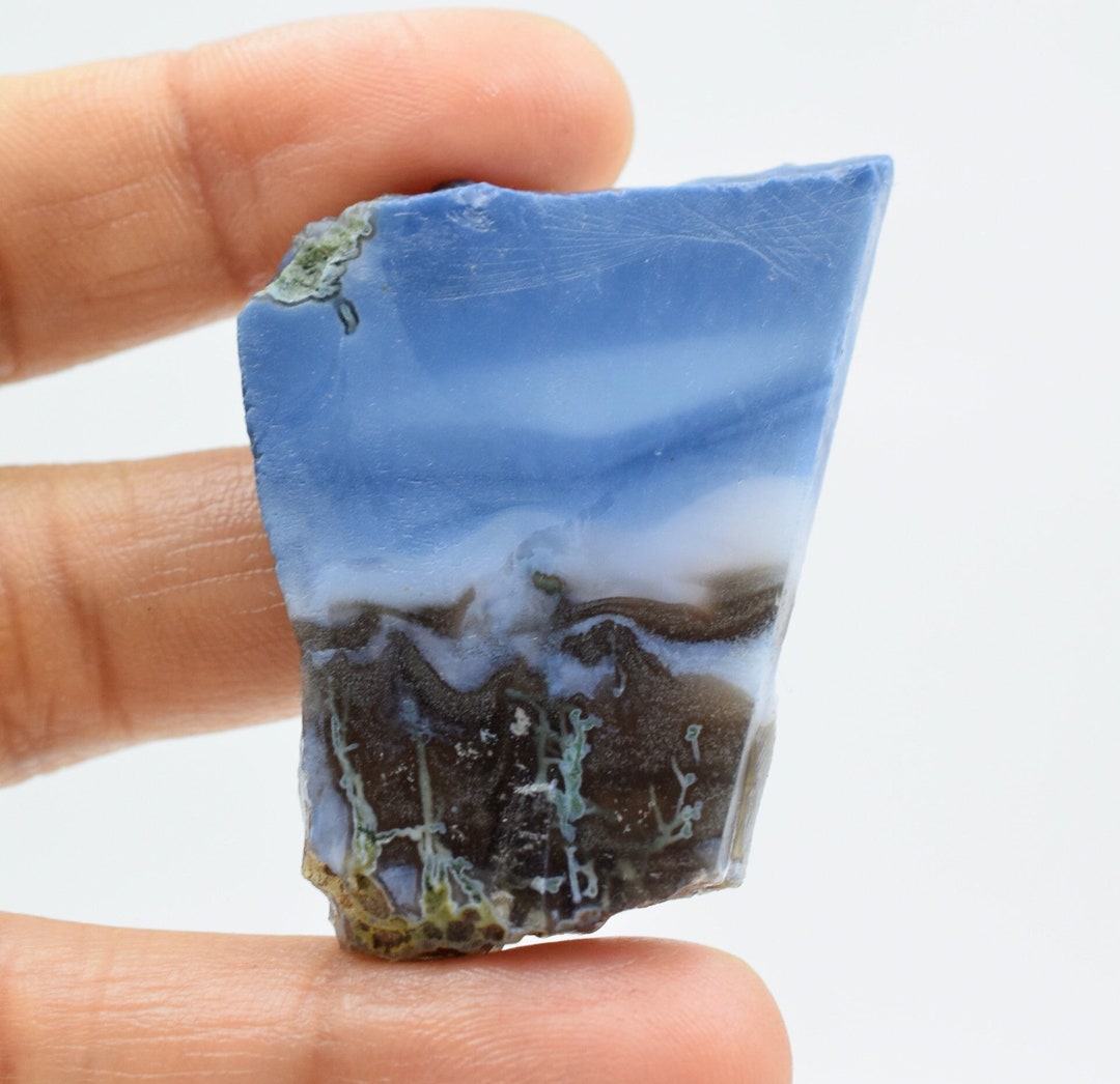 OPALS RAW Genuinetop Designed Super Blue Black Natural Blue - Etsy