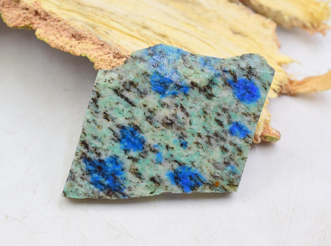 Natural K2 Azurite Slab And42x41x6 MM Rough K2 JASPER Stone - Azurite ...