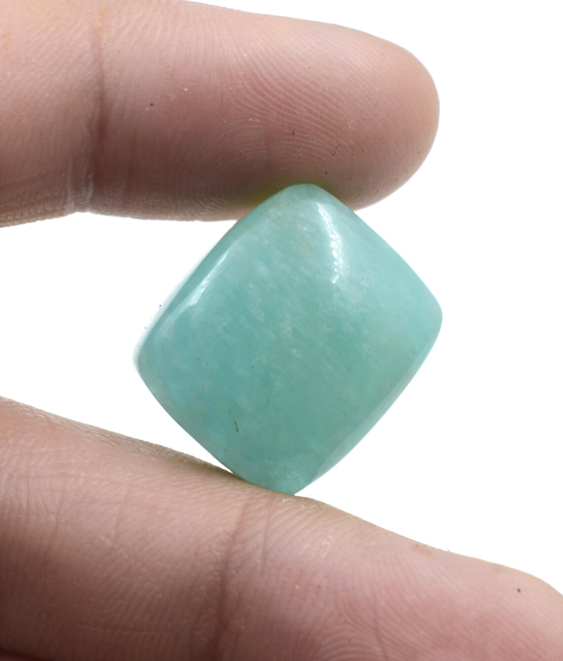 Amazonit Cabochon Amazonit Kissen Natürlicher Blauer | Etsy