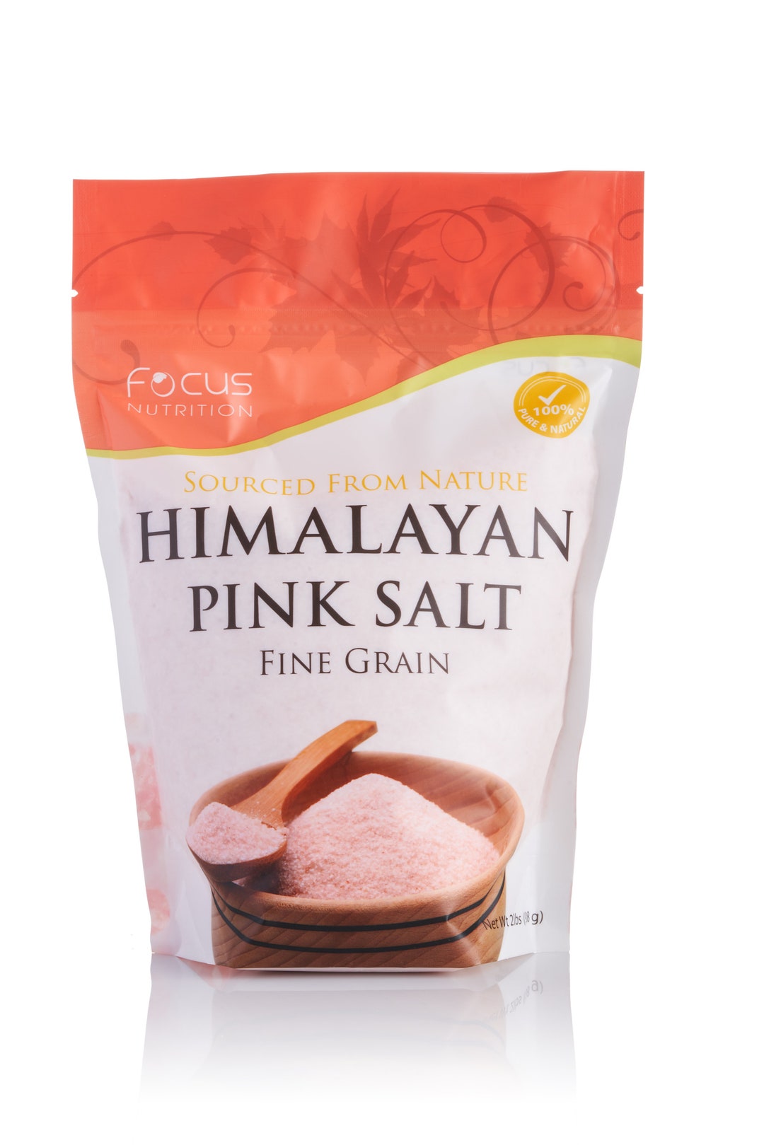 Focus Nutrition Himalayan Pink Salt 100% Natural Fine Grain Resealable ...