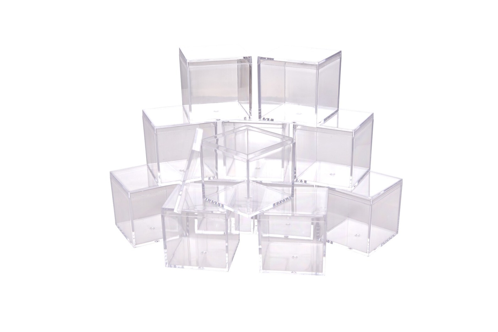Clear Acrylic Square Cube Candy Box Boxes 2X2X2 Inches (set of 24) - Etsy