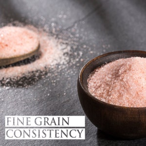 Focus Nutrition Himalayan Pink Salt 100% Natural Fine Grain Resealable ...