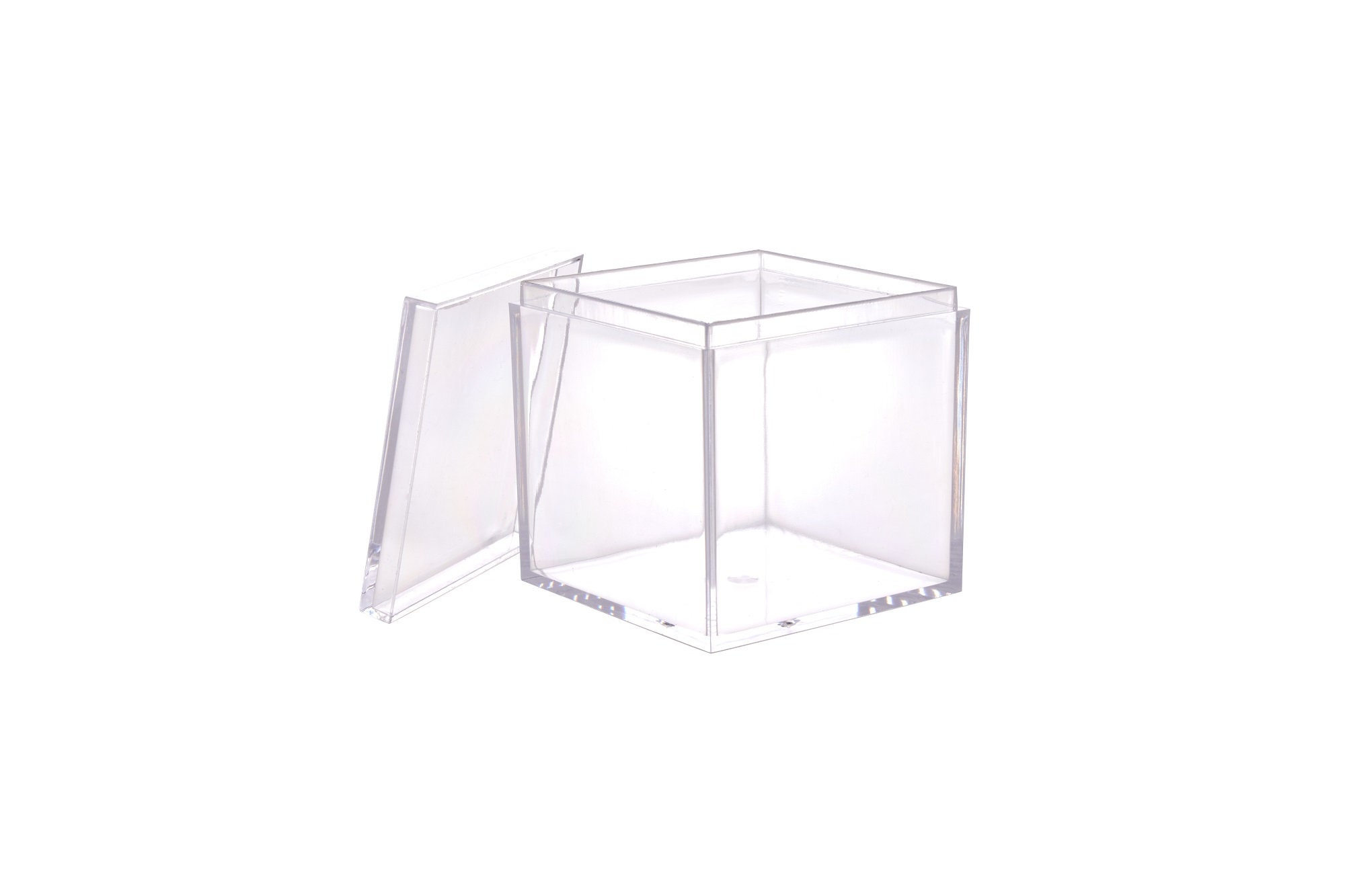 Clear Acrylic Square Cube Candy Box Boxes 2X2X2 Inches set of - Etsy