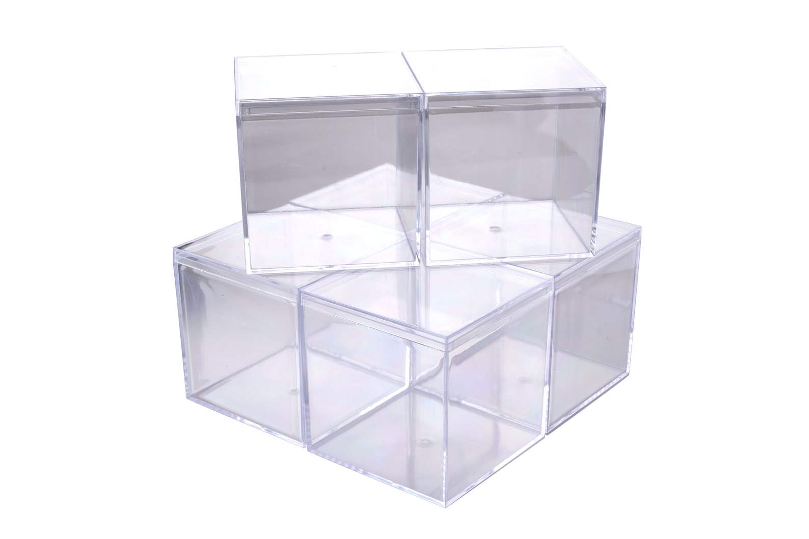 Clear Acrylic Square Cube Candy Box Boxes 3X3X3 Inches set of - Etsy