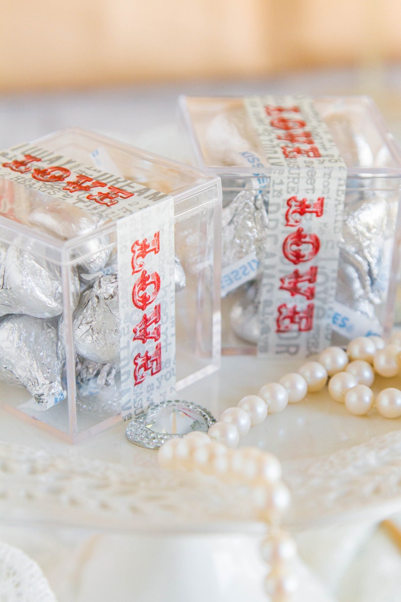 Wedding Favor Boxes Clear Acrylic 2 Inch Empty Mini Candy - Etsy