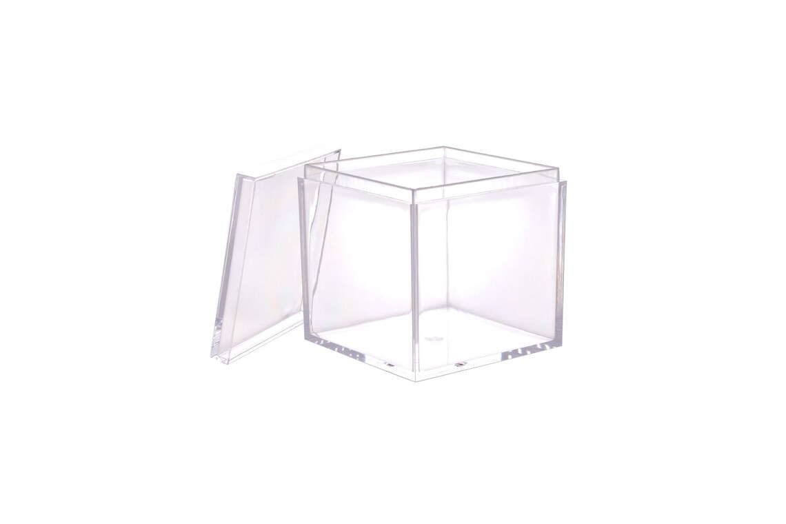 Clear Acrylic Square Cube Candy Box Boxes 2X2X2 Inches (set of 12) - Etsy