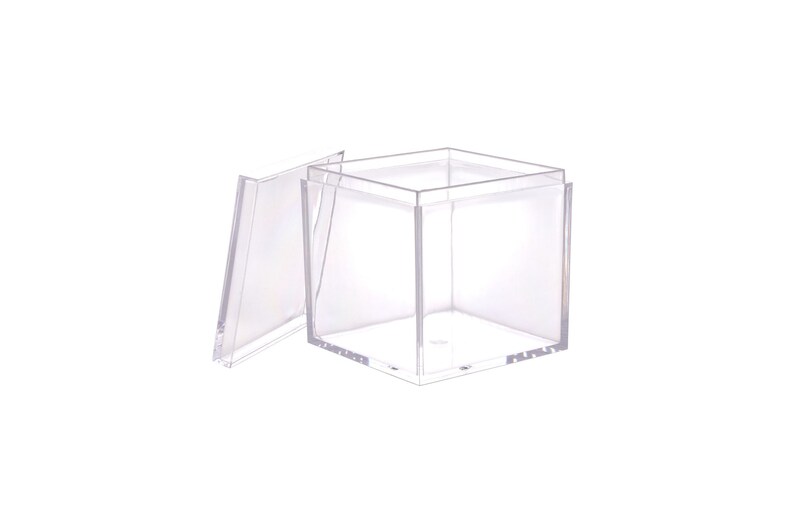 Clear Acrylic Square Cube Candy Box Boxes 2X2X2 Inches (set of 12) - Etsy