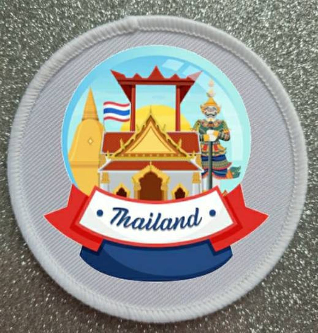 3 Inch Thailand Patch Badge - Etsy