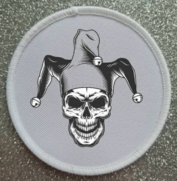 Skull Jester 3 Inch Patch Badge | Etsy