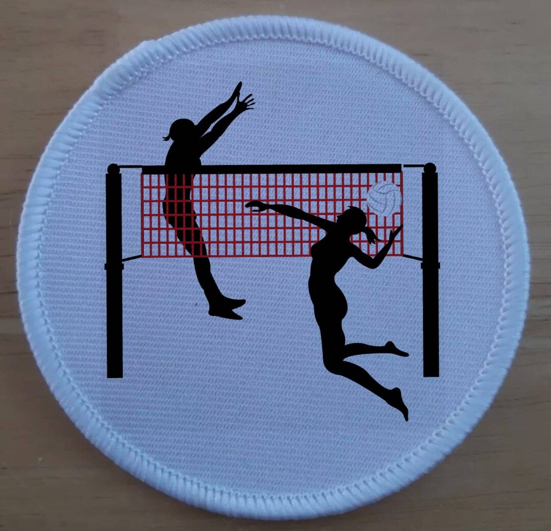 3 Inch Volleyball Patch Badge - Etsy