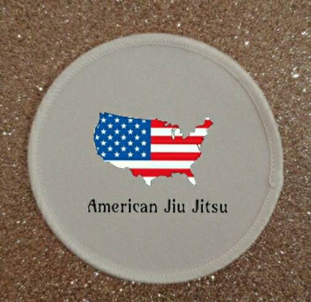 7 Inch Large American Jiu Jitsu Patch Badge - Etsy