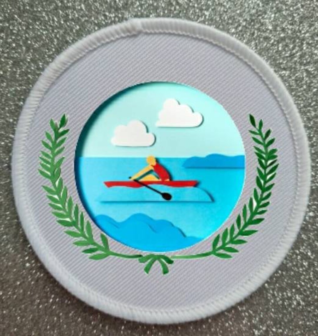 3 Inch Rowing Patch Badge - Etsy