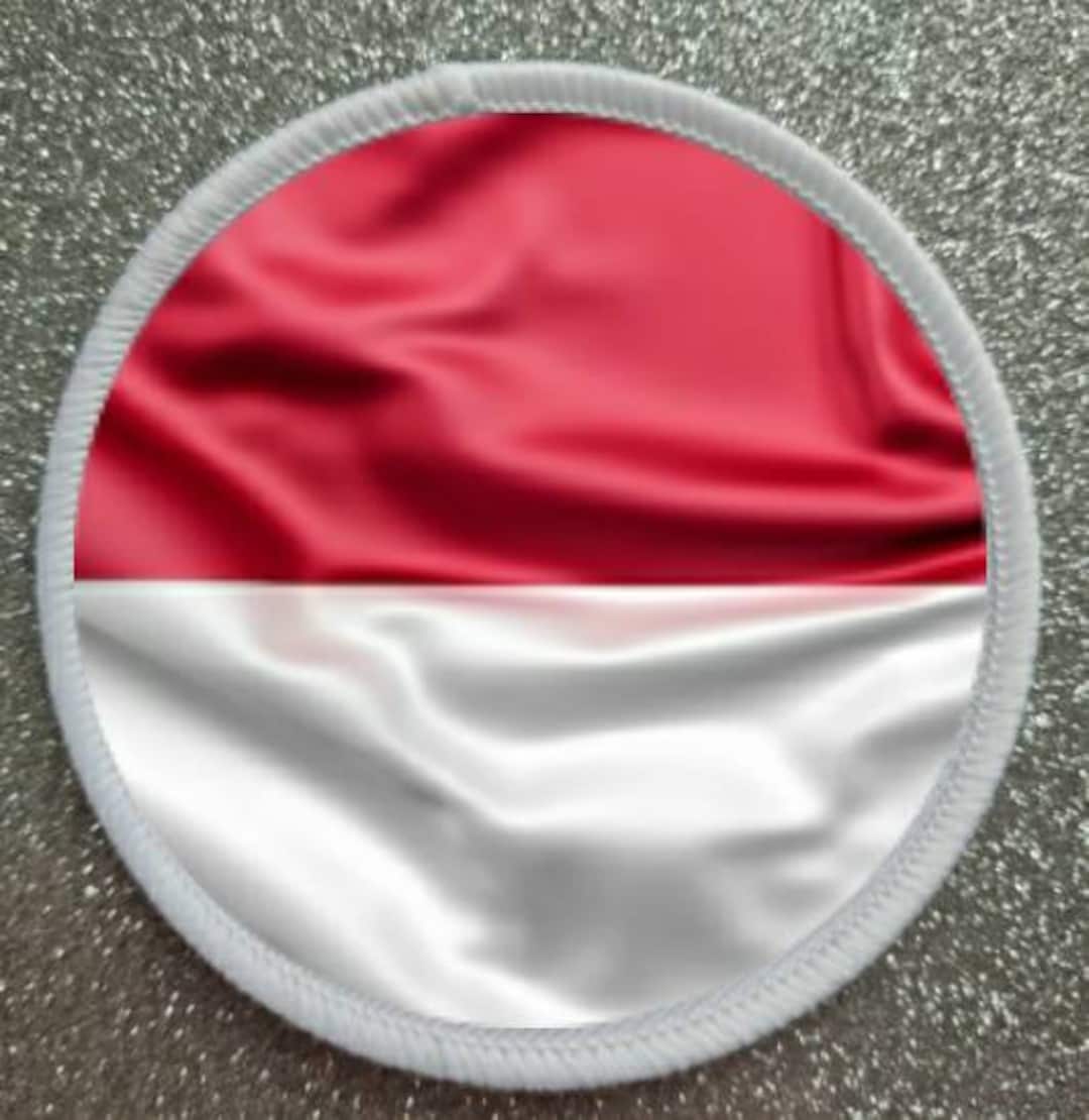 3 Inch Monaco Flag Sublimation Patch Badge. - Etsy