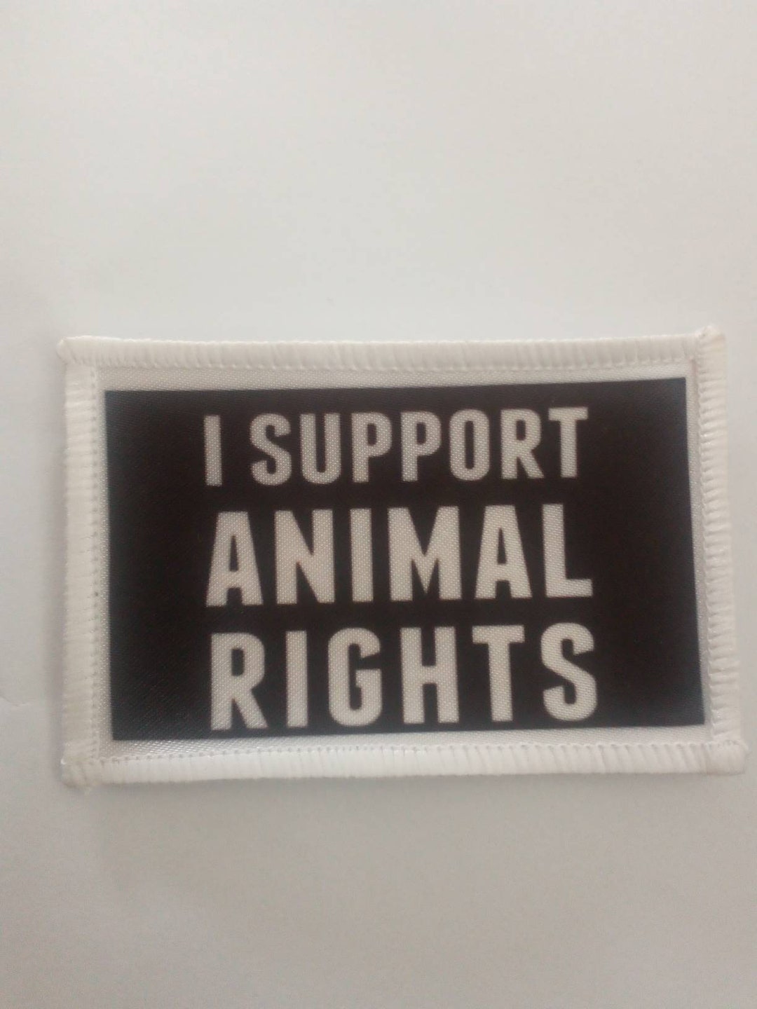 3 Inch I Support Animal Rights Patch Badge - Etsy