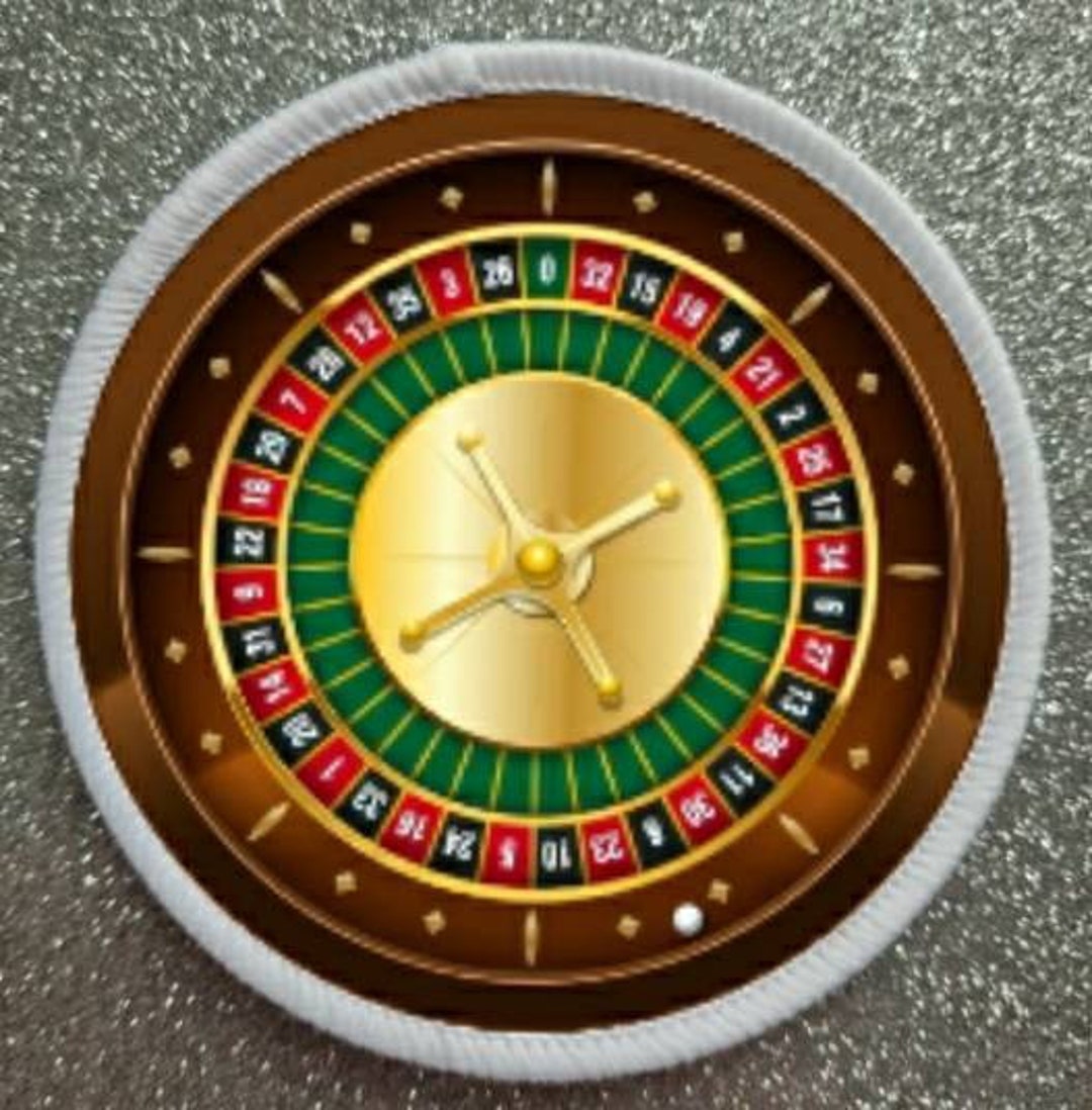 3 Inch Roulette Wheel Casino Style Patch Badge - Etsy