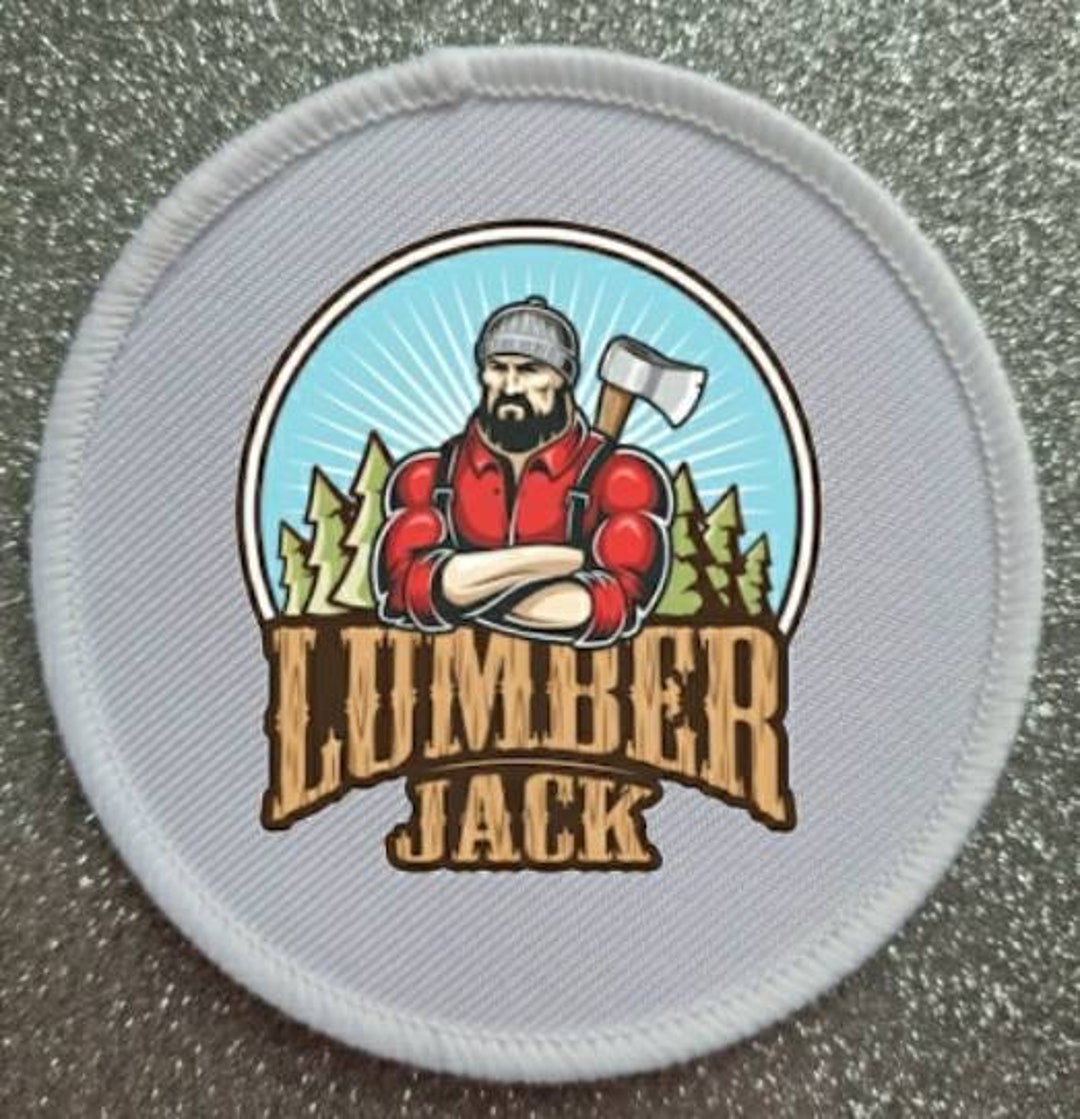 3 Inch Lumberjack Patch Badge - Etsy