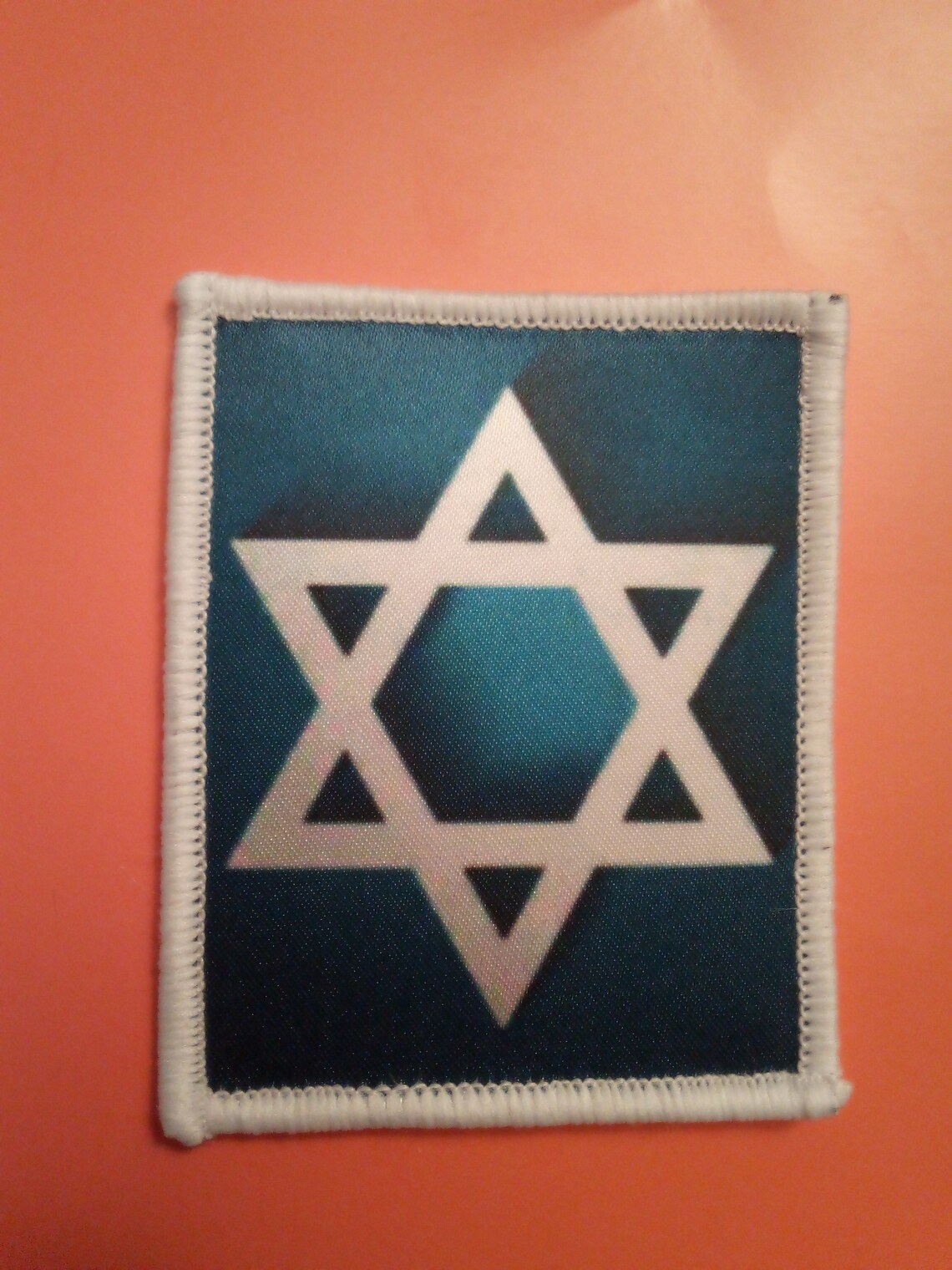 The Star of David Jewish 8cm Patch Badge | Etsy