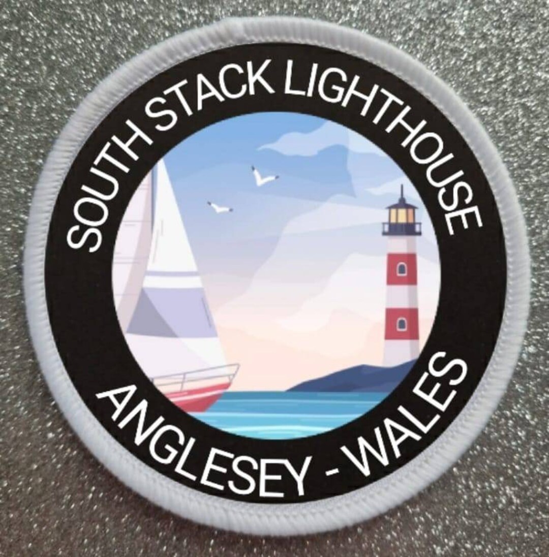 3 Inch South Stack Lighthouse Anglesey Wales Patch Badge - Etsy