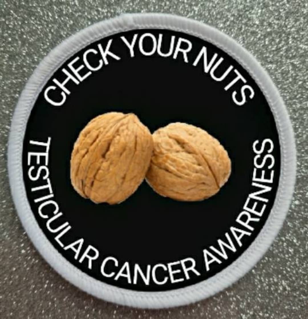3 Inch Check Your Nuts Testicular Cancer Awareness Patch Badge - Etsy