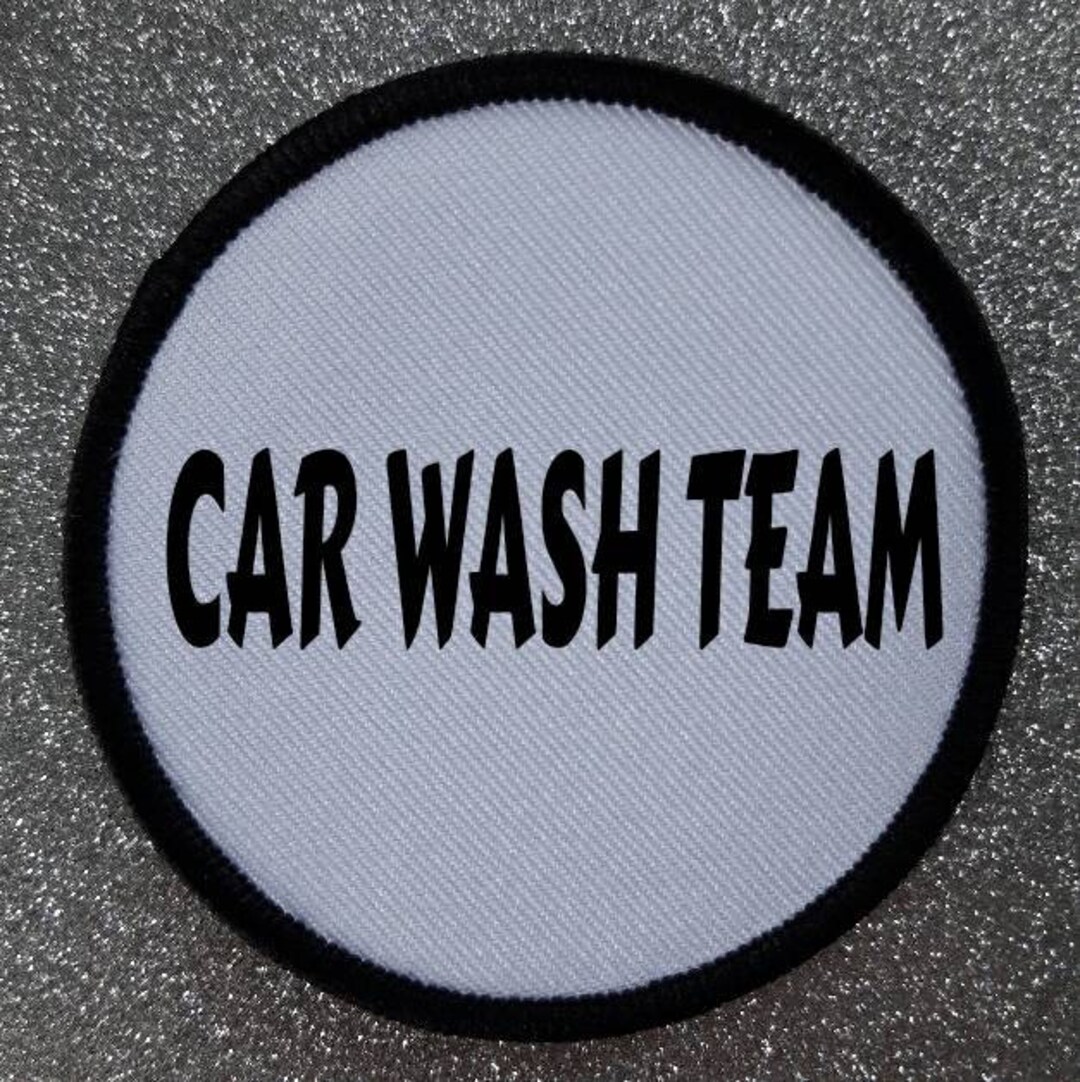 3 Inch Car Wash Team Patch Badge - Etsy