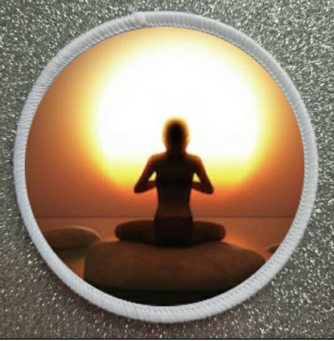 3 Inch Meditation Patch Badge - Etsy