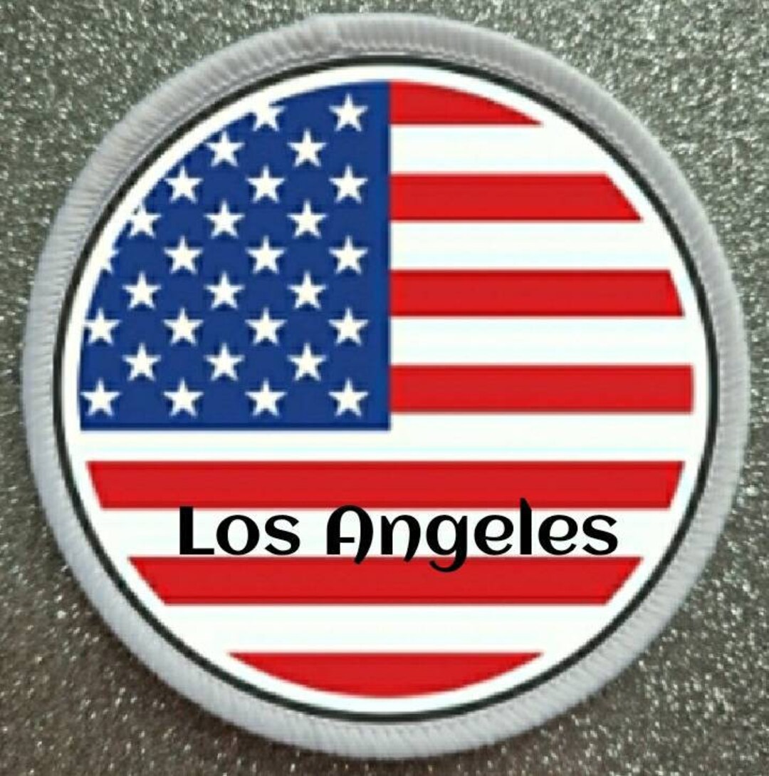 3 Inch Los Angeles USA Patch Badge - Etsy