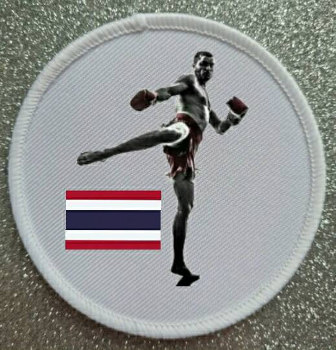 3 Inch Thai Boxing Muay Thai Patch Badge - Etsy