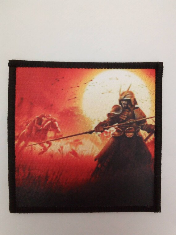Samurai Warrior 8cm Patch Badge - Etsy
