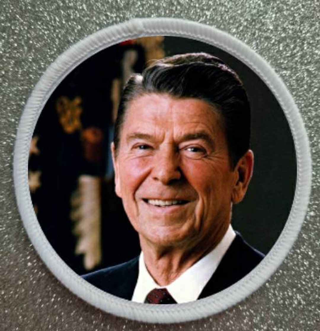 3 Inch Ronald Reagan Patch Badge - Etsy