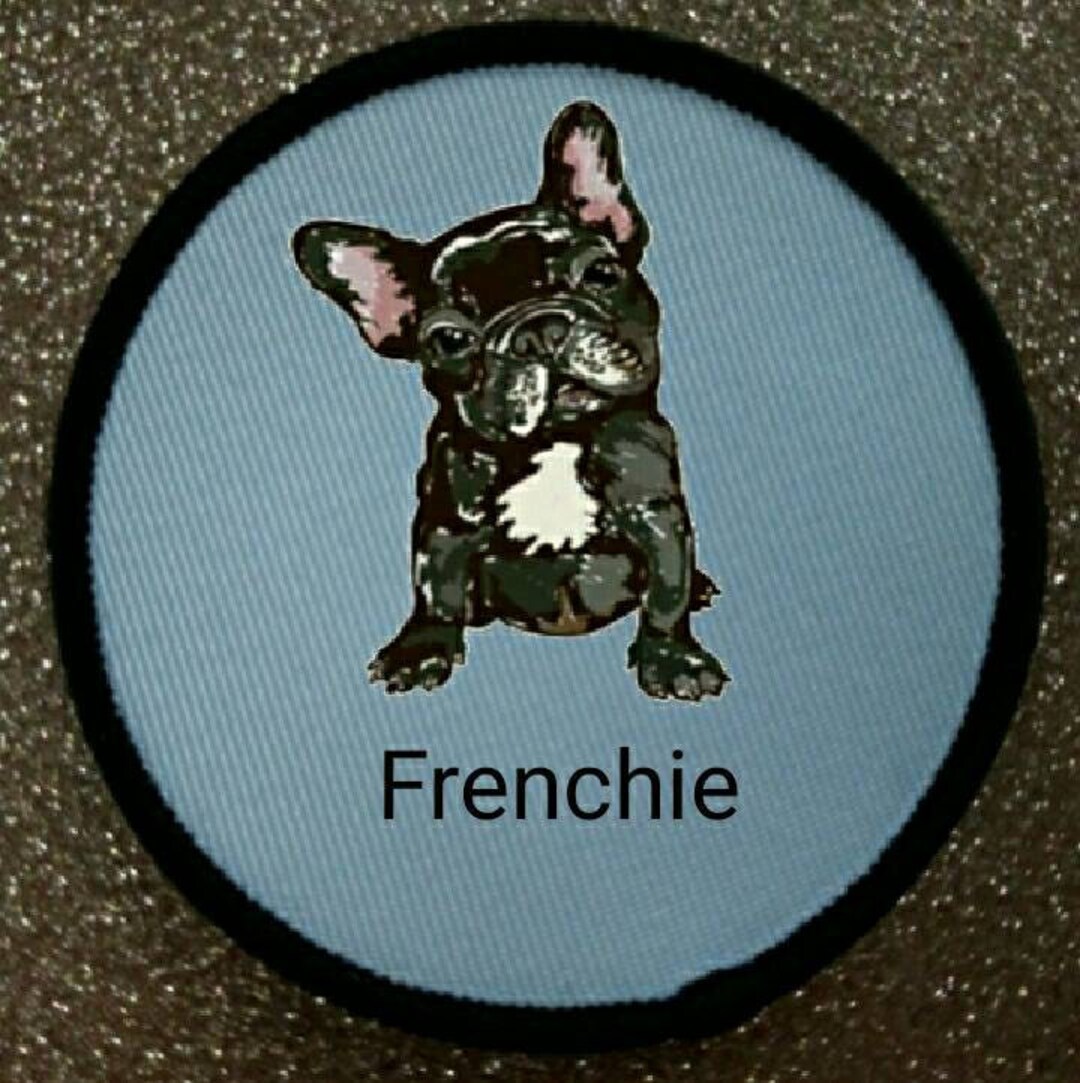 3 Inch Frenchie French Bulldog Patch Badge - Etsy