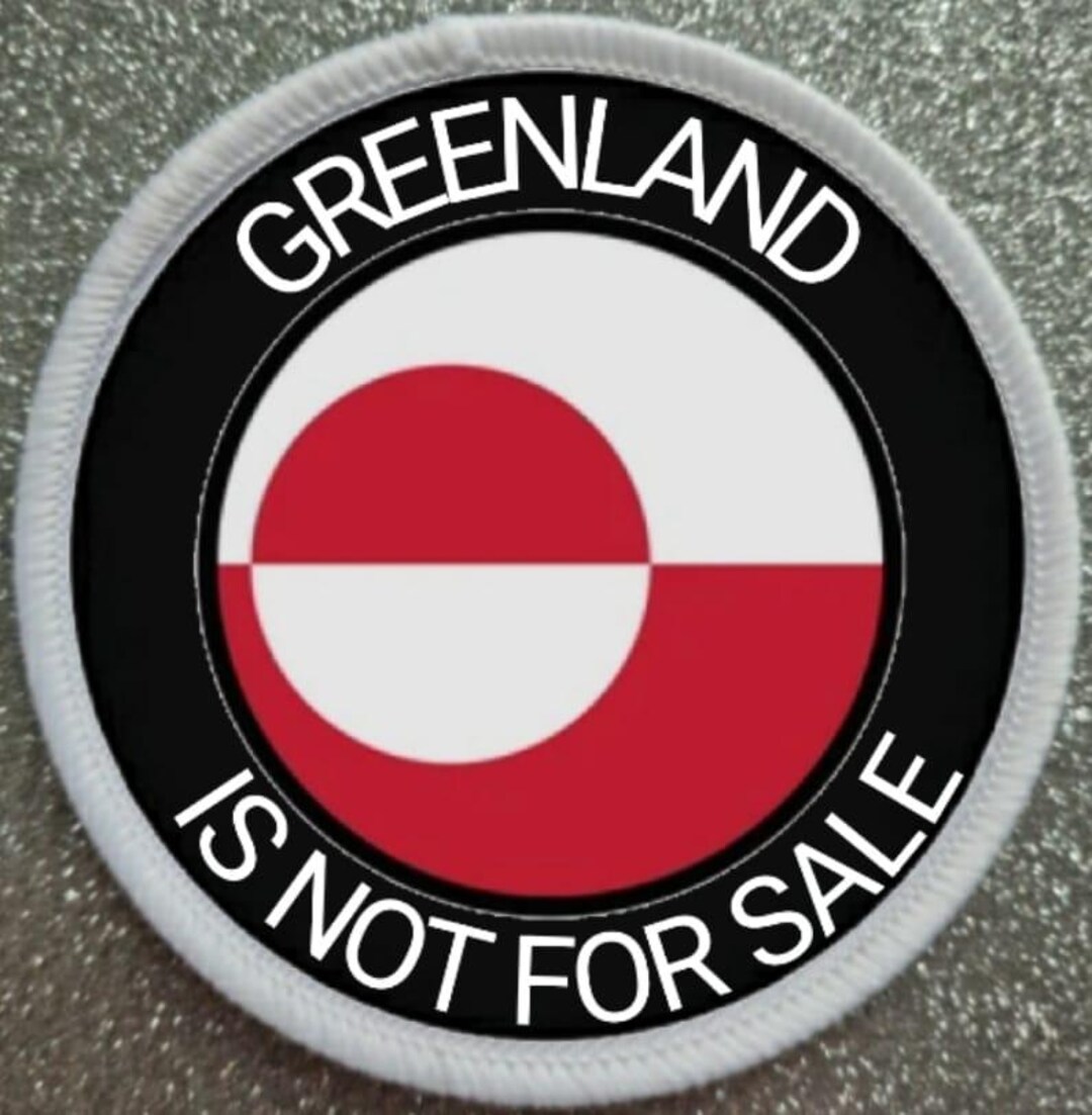 3 Inch Greenland is Not for Sale Patch Badge - Etsy