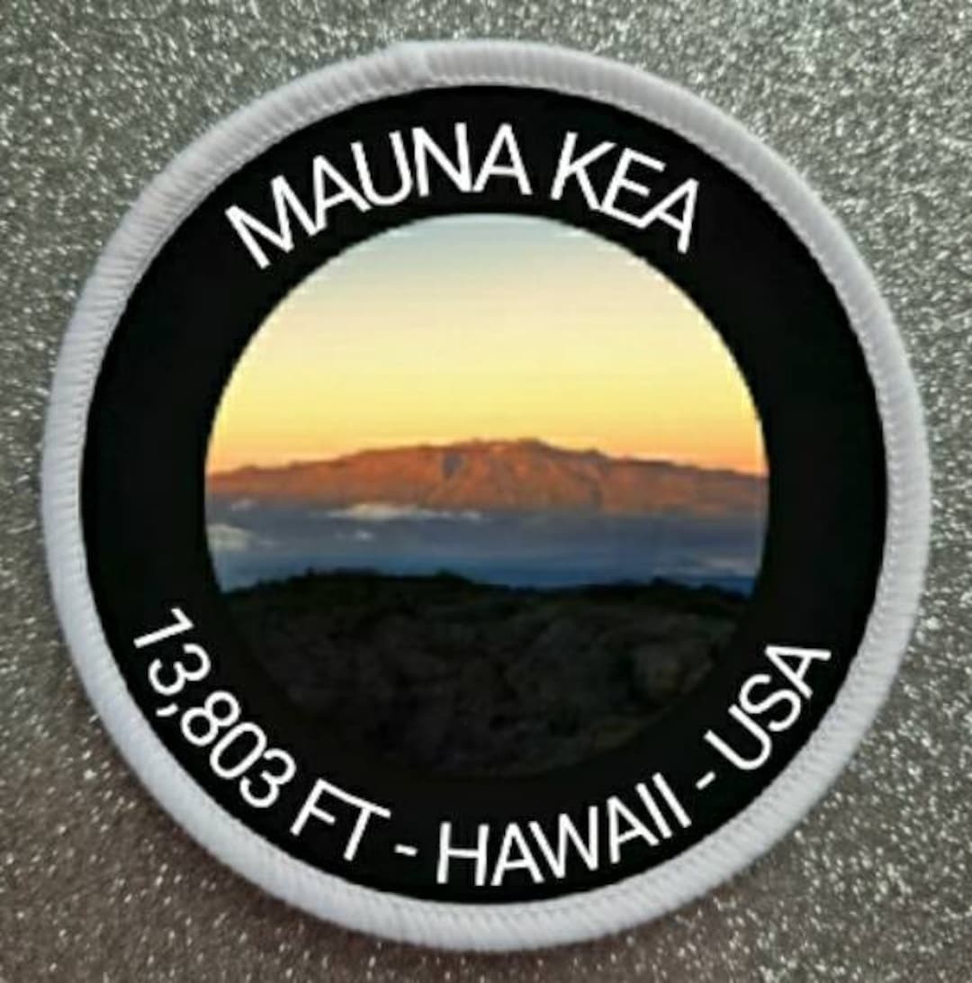 3 Inch Mauna Kea Patch Badge - Etsy