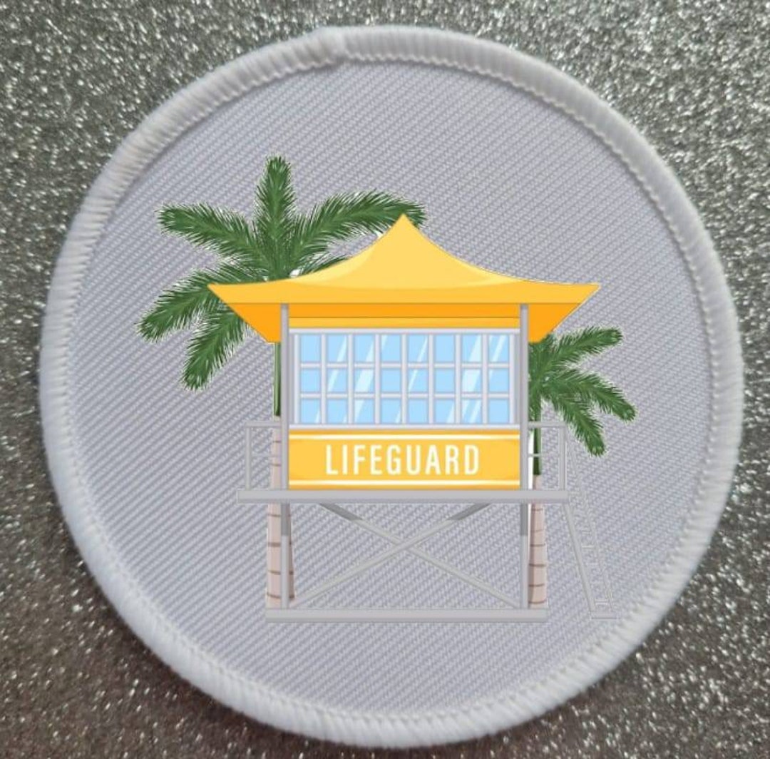3 Inch Lifeguard Patch Badge - Etsy
