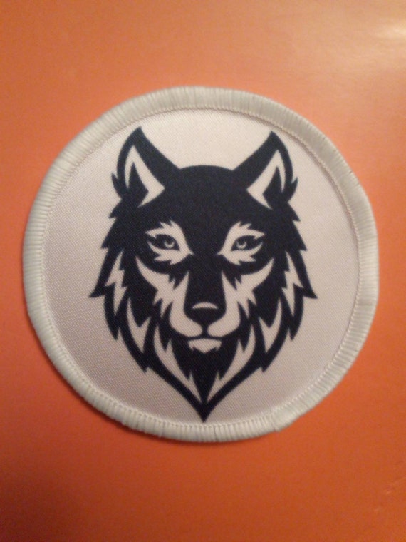 Wolf 8cm Patch Badge | Etsy