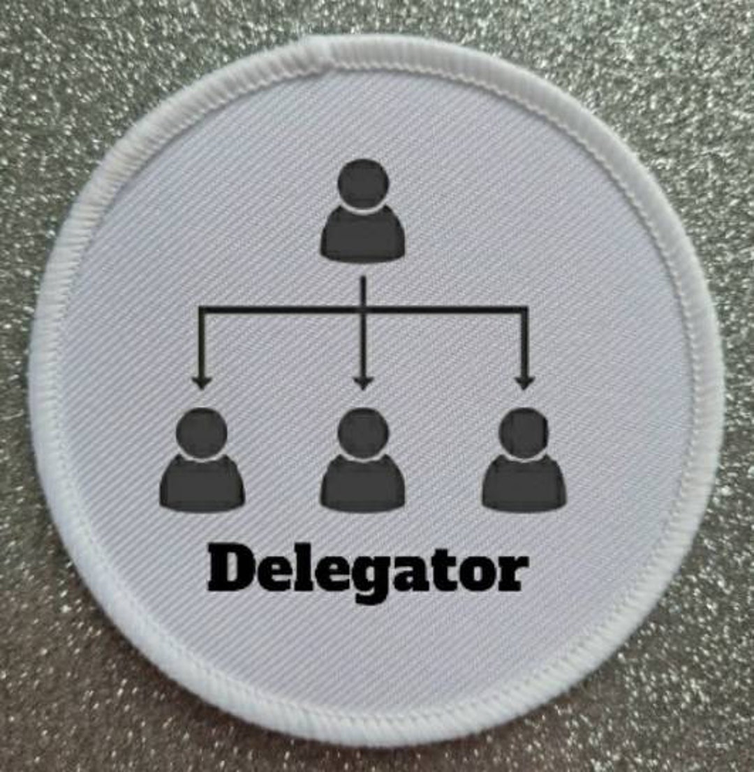 3 Inch Delegator Patch Badge - Etsy