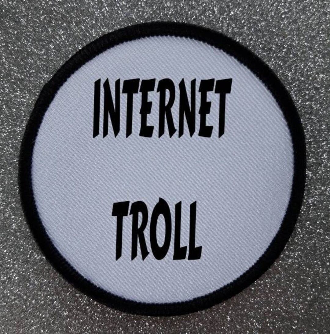 3 Inch Internet Troll Patch Badge - Etsy